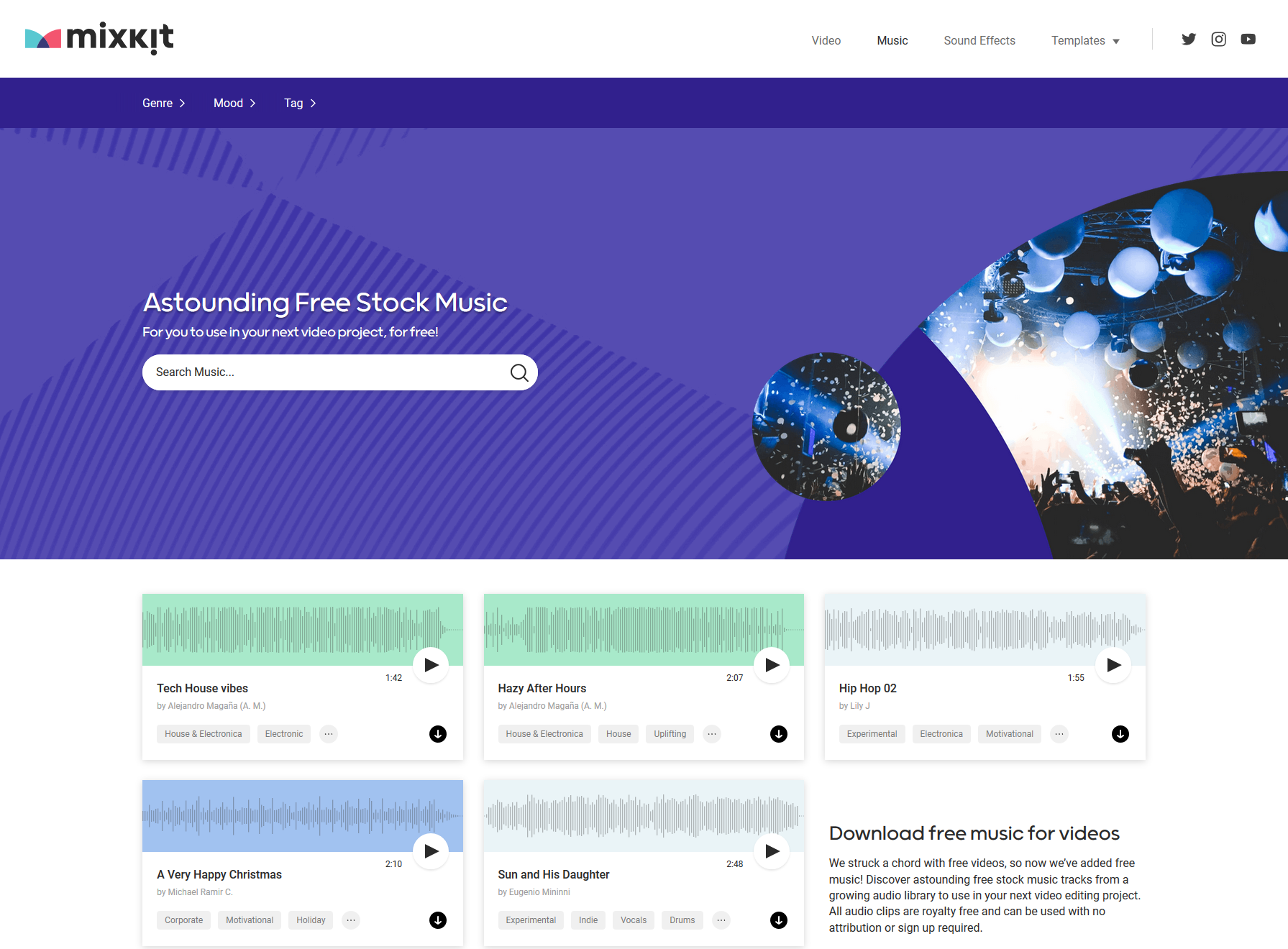 Mixkit Music